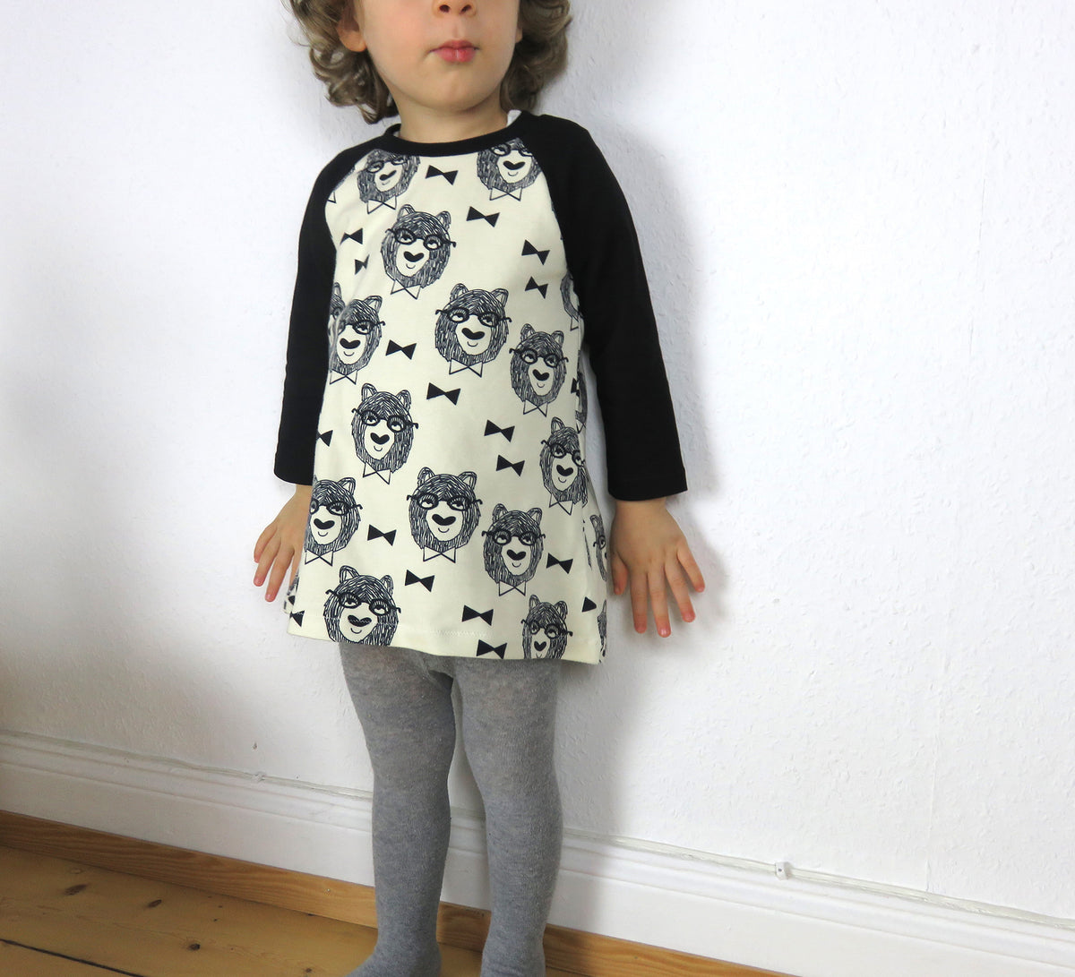 Raglan Girl's tunic pattern, baby tunic sewing pattern – Vagabond Stitch